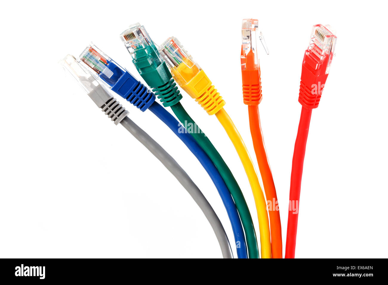 Ethernet Network Cables Stock Photo - Alamy