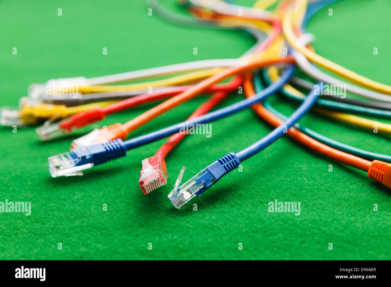 Network cables hi-res stock photography and images - Alamy