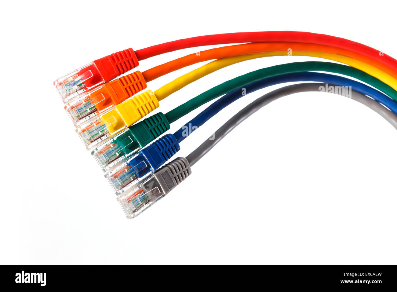 Ethernet Network Cables Stock Photo - Alamy