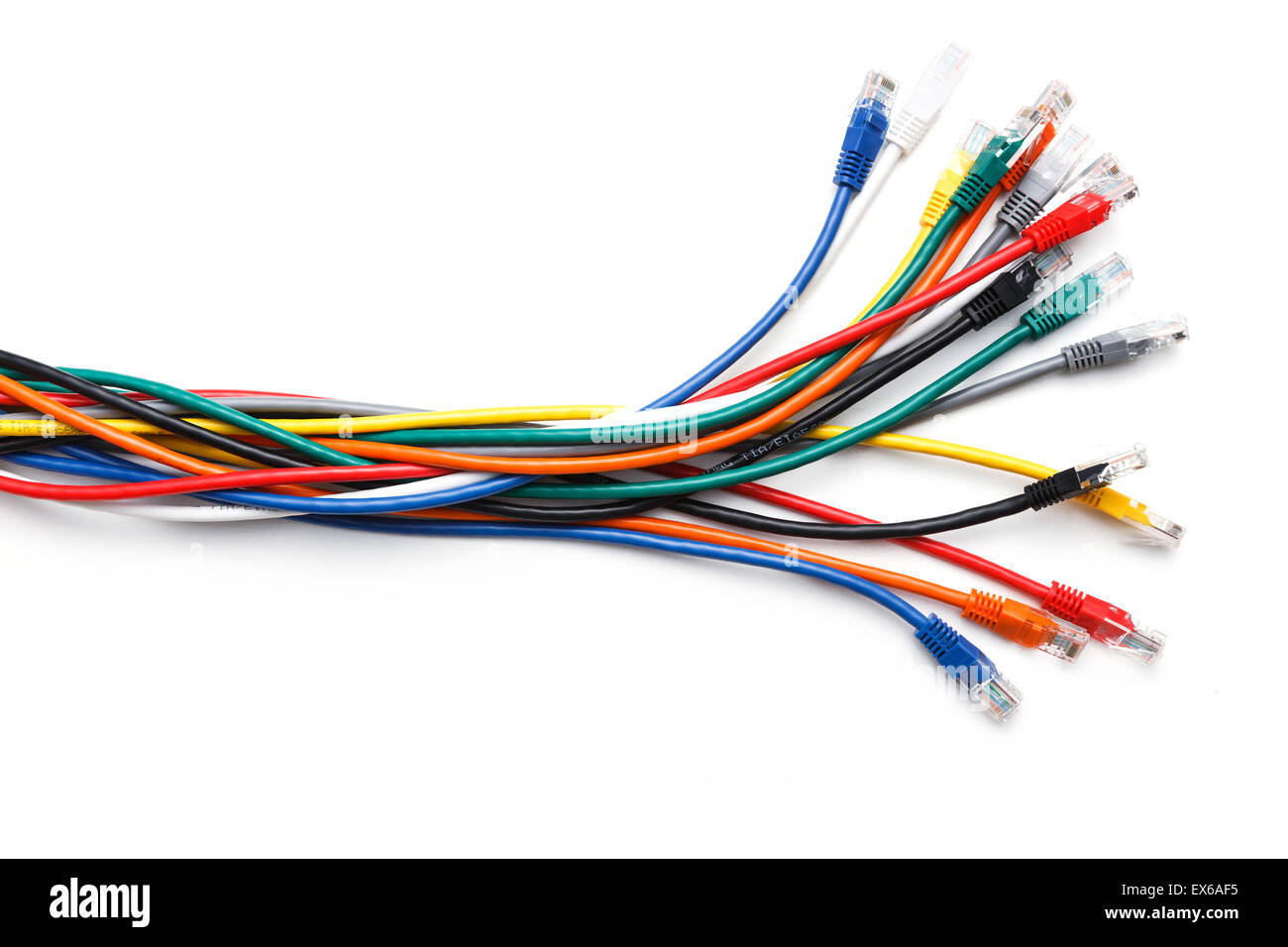 Ethernet Network Cables Stock Photo - Alamy