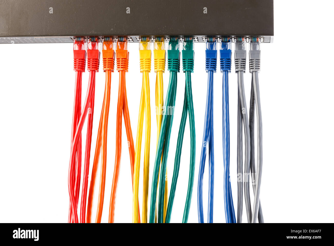 Plugged cables hi-res stock photography and images - Alamy