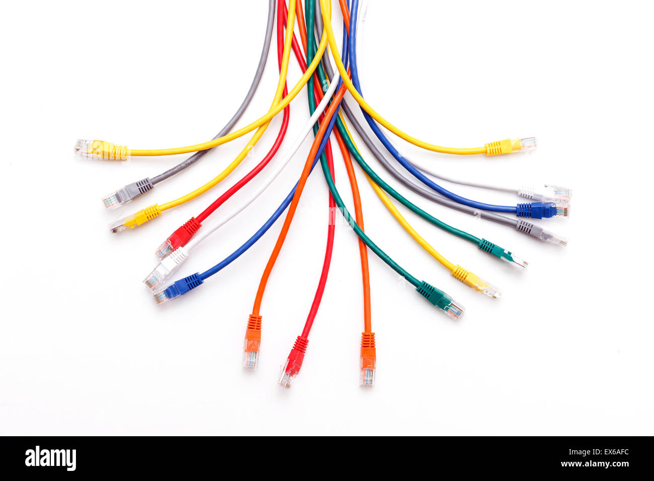 Ethernet Network Cables Stock Photo - Alamy