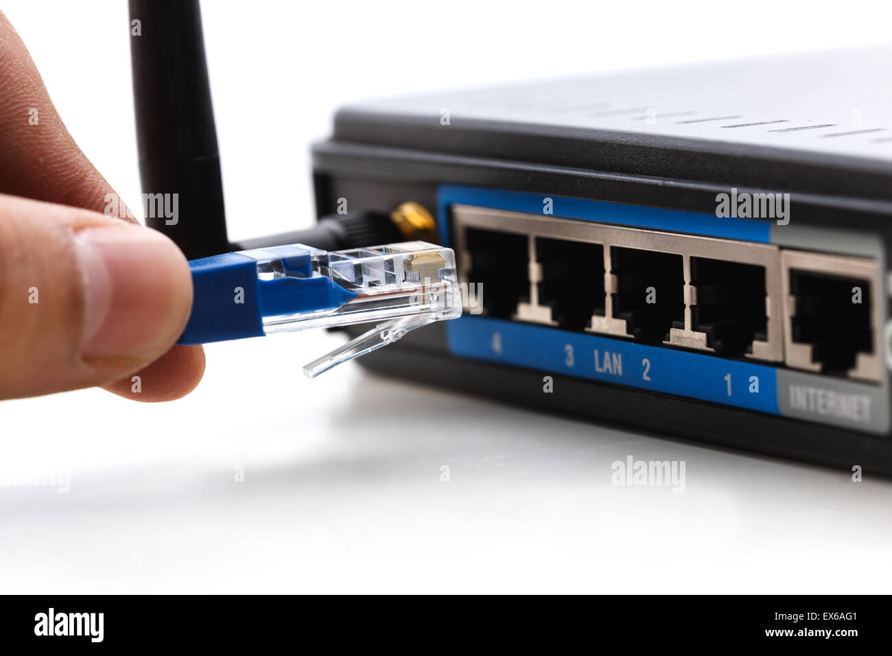 Ethernet Network Cables Stock Photo - Alamy