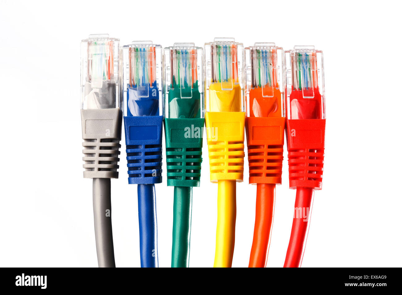 Ethernet Network Cables Stock Photo - Alamy