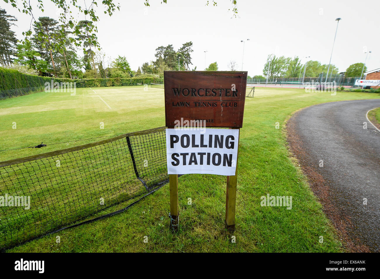 General Election Polling stations in Worcester Featuring: Atmosphere ...