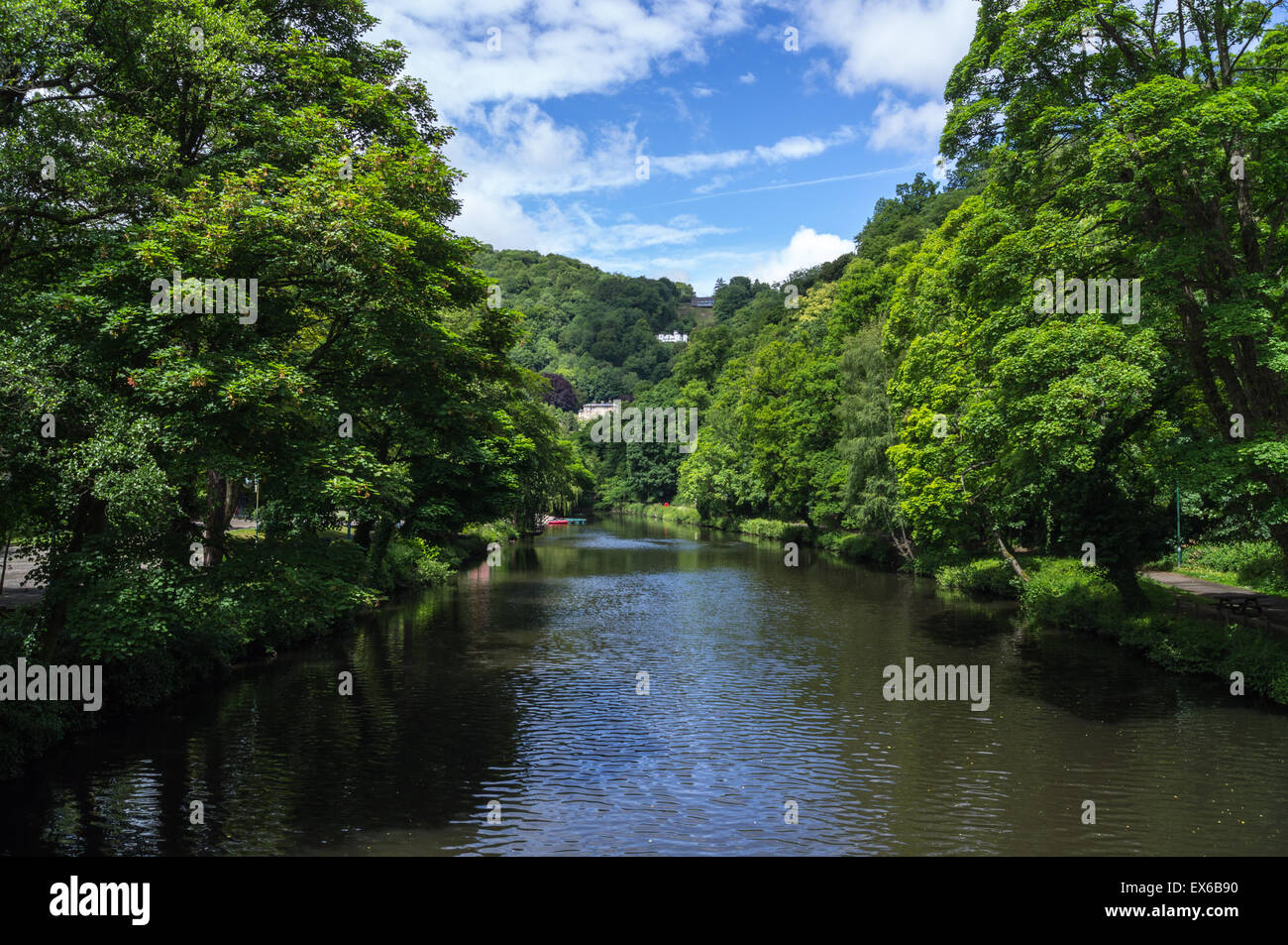 River Derwent, Matlock Bath, Derbyshire, England Stock Photo - Alamy