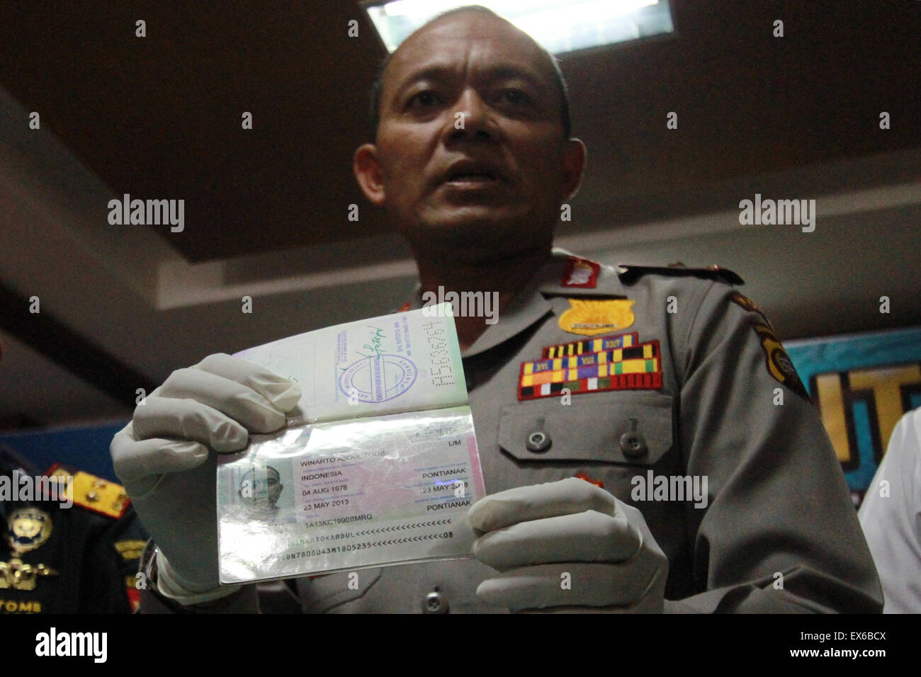 Pontianak, Indonesia. 08th July, 2015. Indonesian Customs Narcotics ...