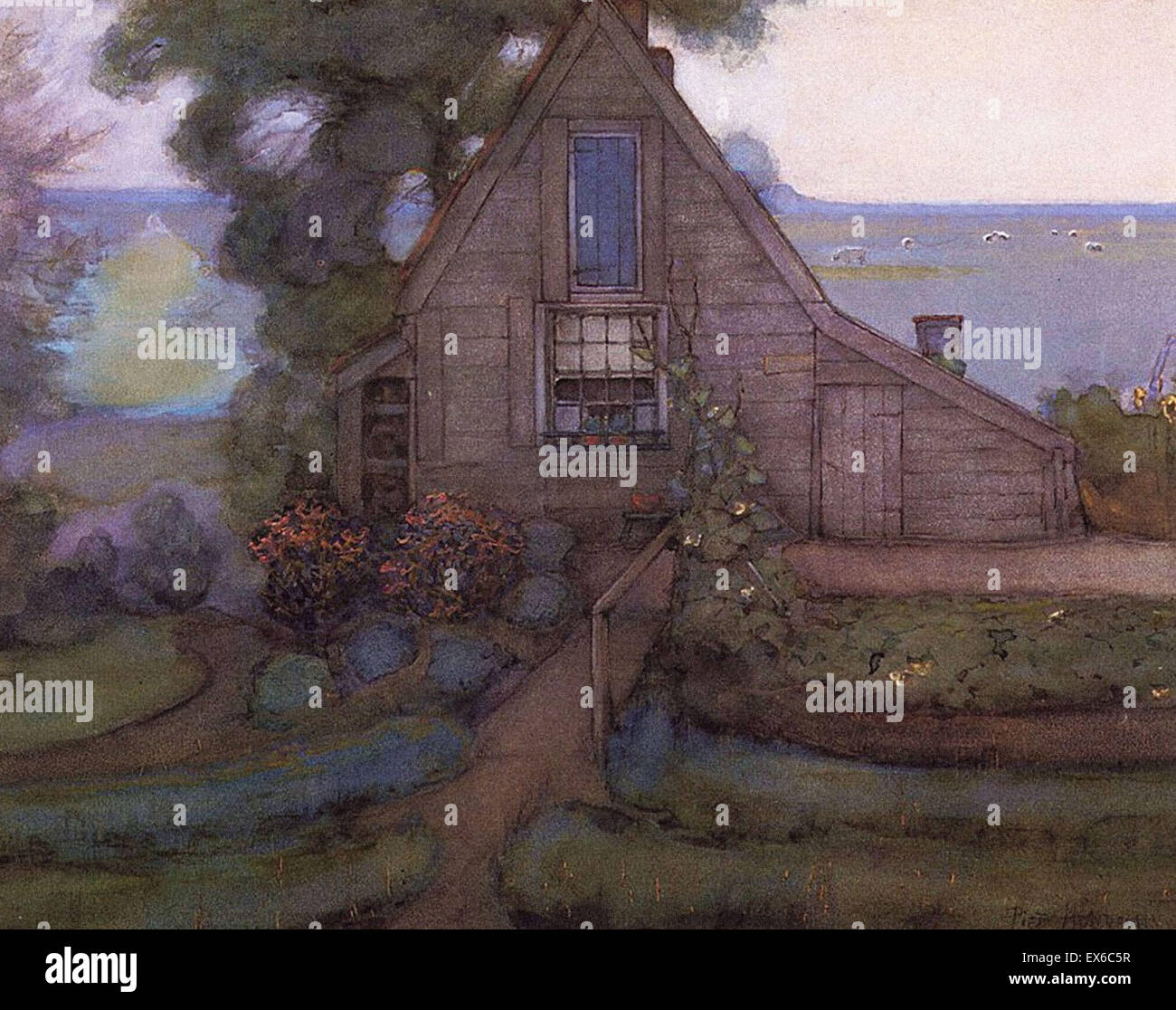 Piet Mondrian Solitary House Stock Photo - Alamy