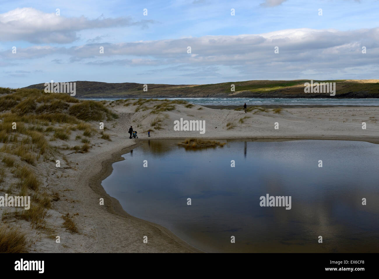 sand dunes maghera strand beach Ardara tourist tourism Donegal scenery ...