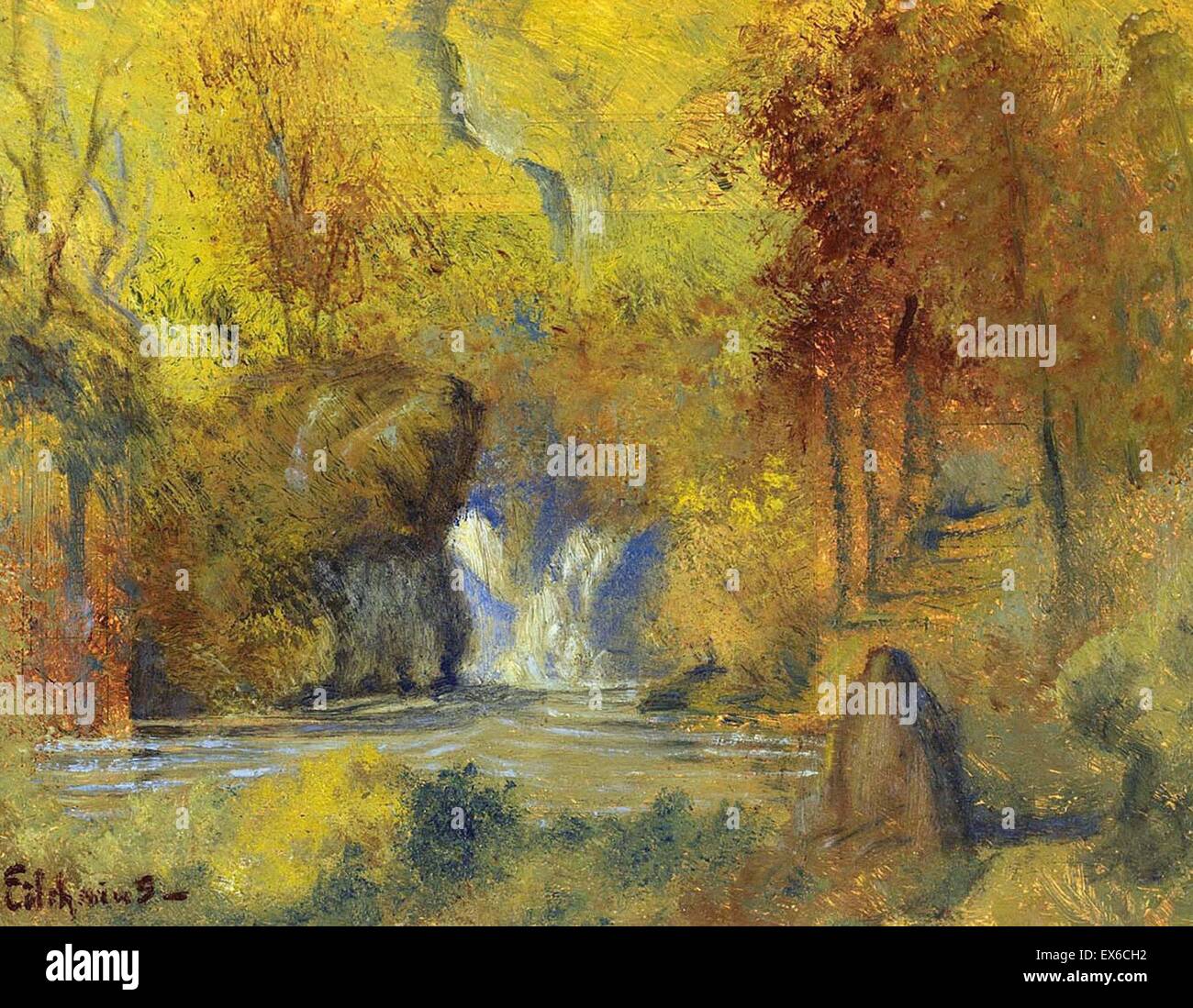 Louis M. Eilshemius Autumn Landscape Stock Photo - Alamy