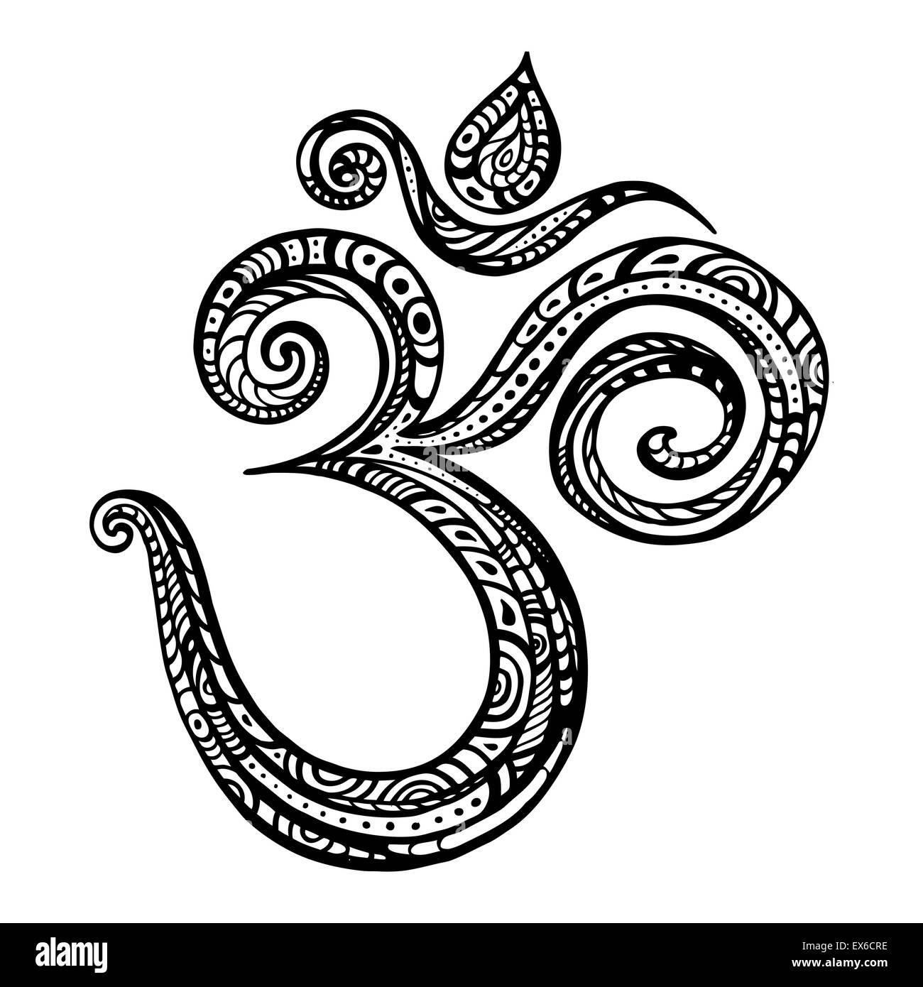 Aum, Om symbol Stock Vector Image & Art - Alamy