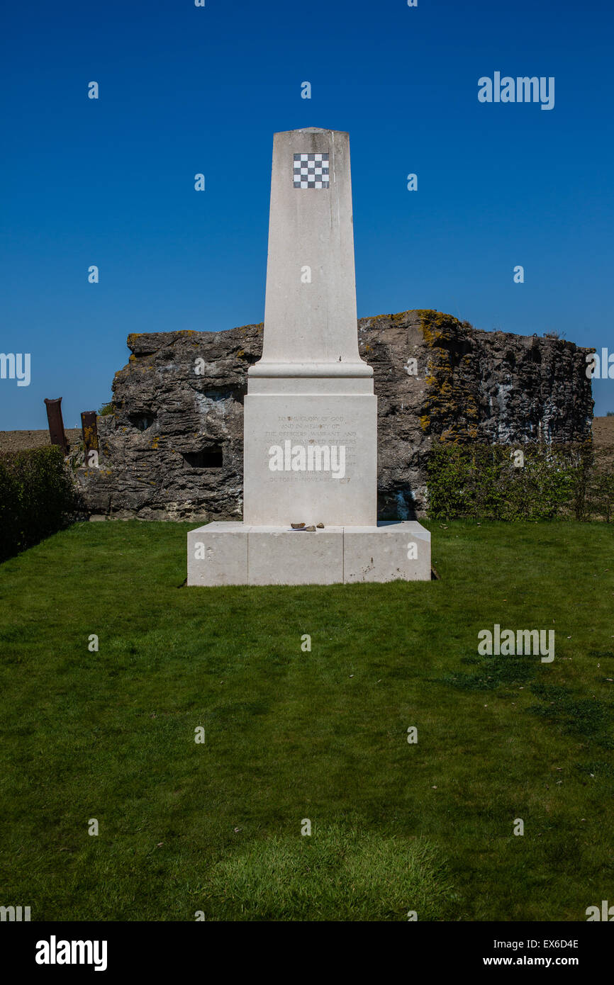 First World War Memorial in Flanders Stock Photo - Alamy