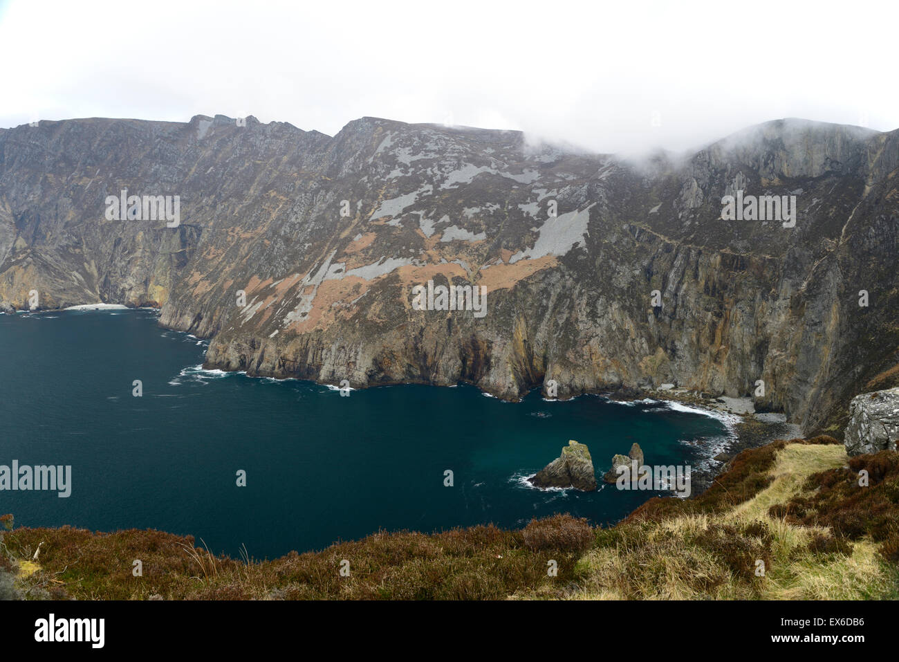 Slieve League Sea Cliffs Southwest Donegal landscape seascape highest ...