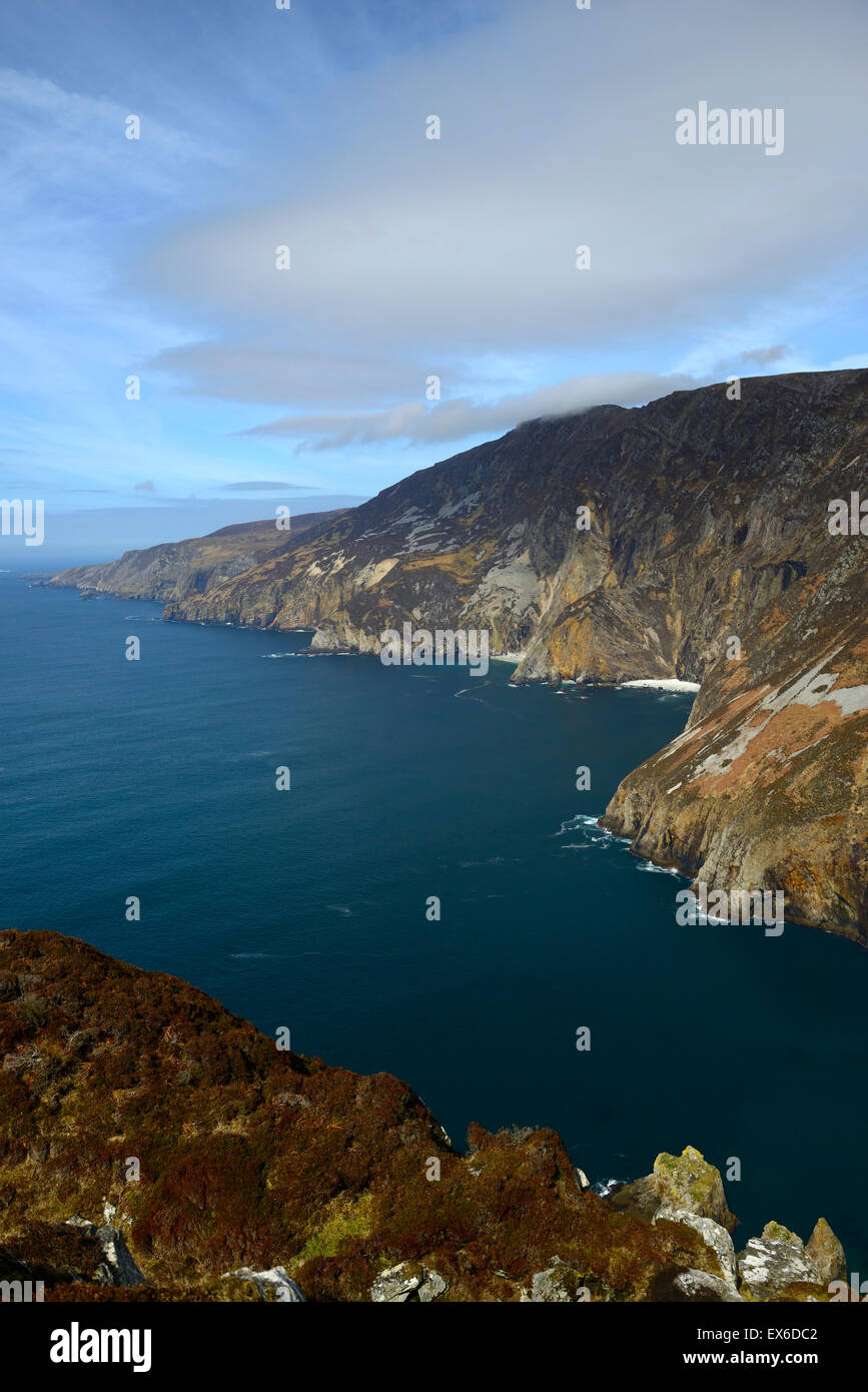 Slieve League Sea Cliffs Southwest Donegal landscape seascape highest ...