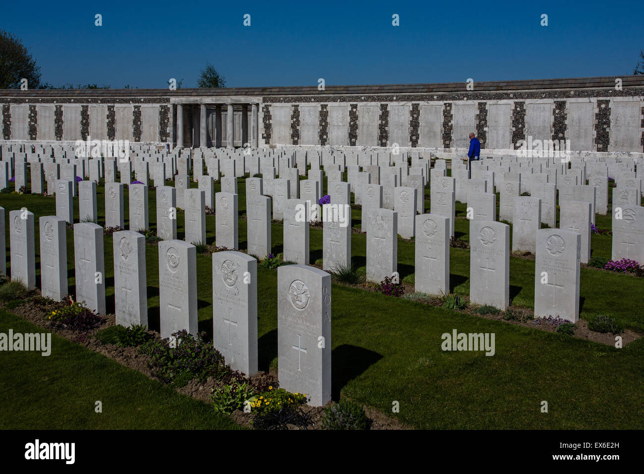 Tyne Cot Military Cemetery Stock Photo - Alamy
