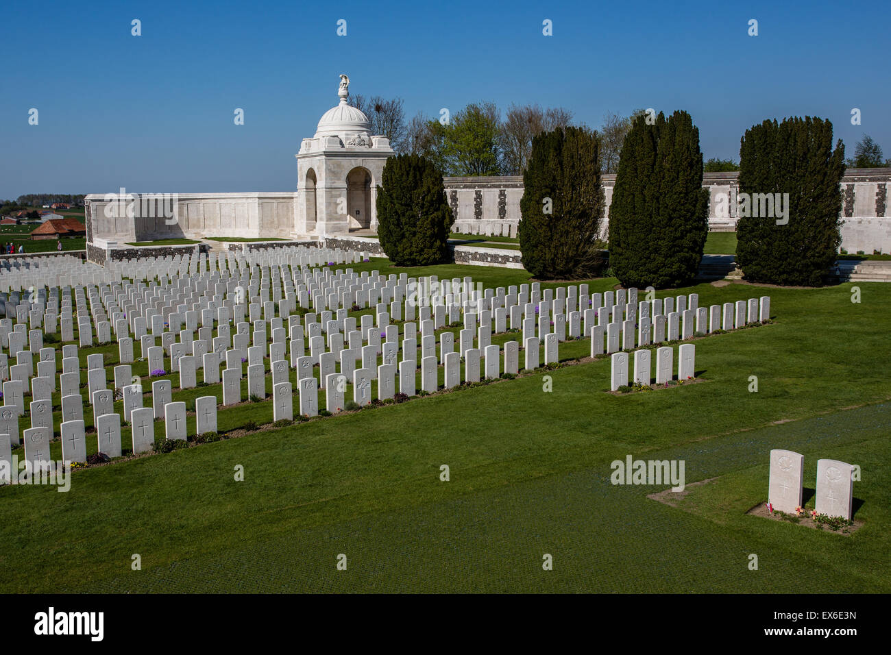 Tyne Cot Military Cemetery Stock Photo - Alamy