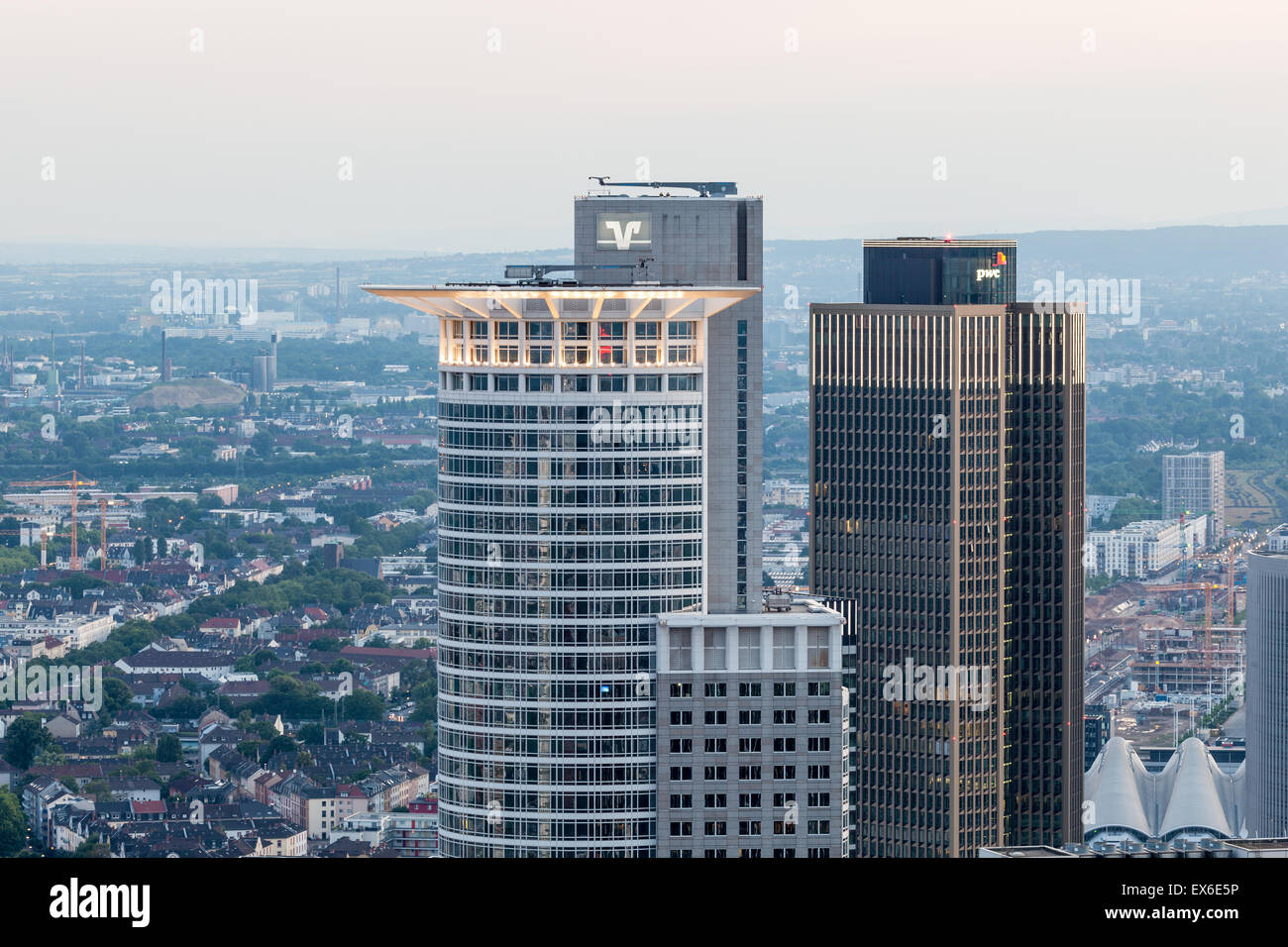 Westend Tower - the 208 m tall skyscraper is the third tallest building ...