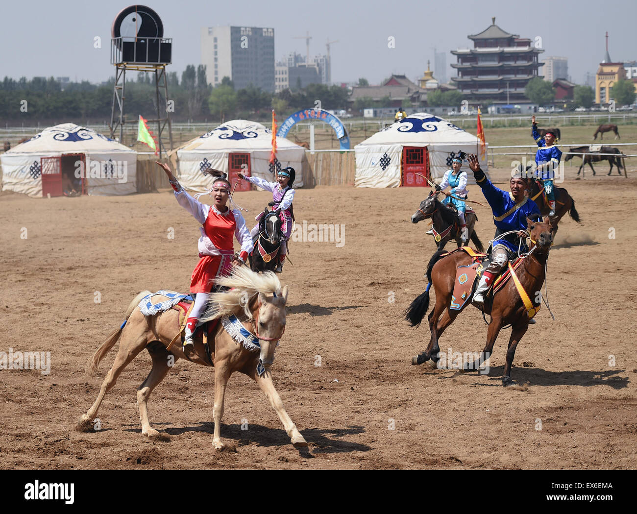 Hohhot, China's Inner Mongolia Autonomous Region. 8th July, 2015 ...