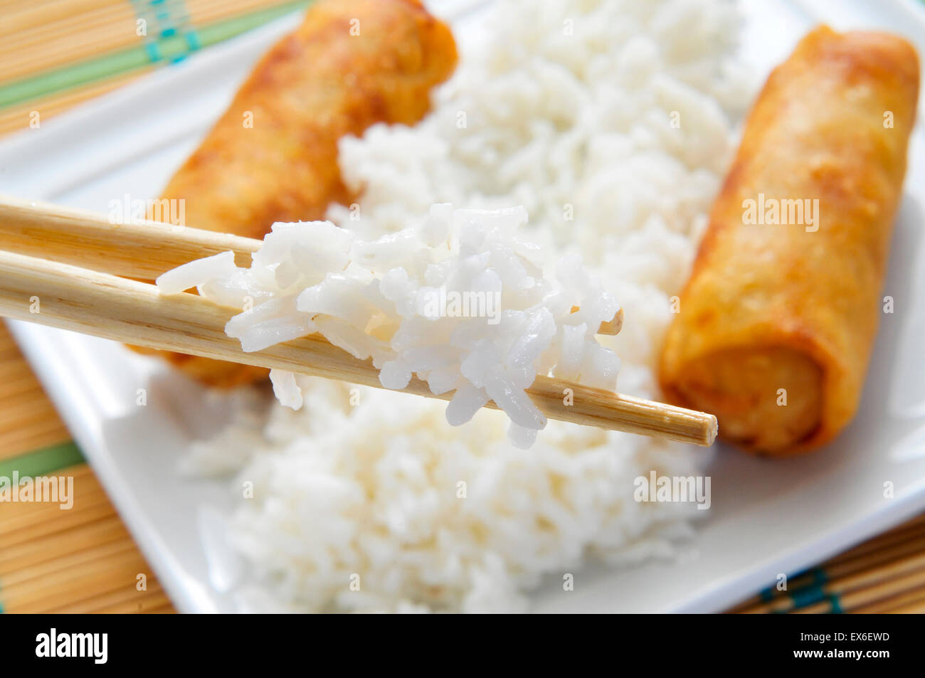 Vegetables rice rolls hi-res stock photography and images - Alamy