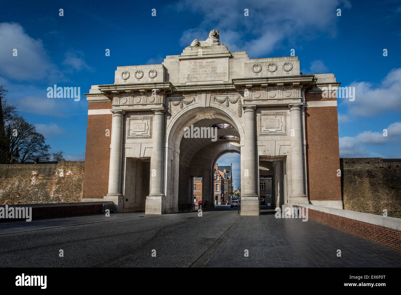 Menin Gate Memorial Stock Photo - Alamy