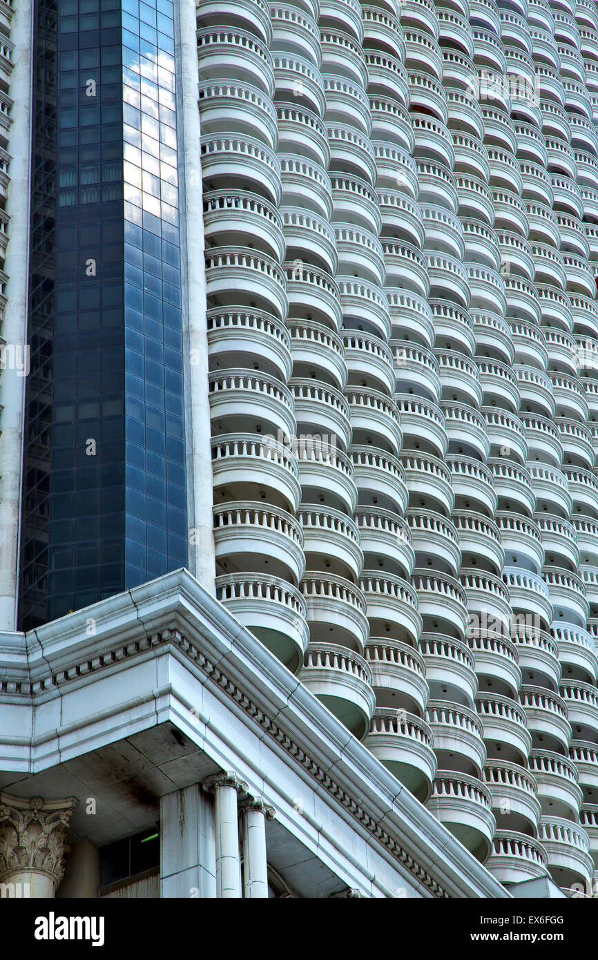 thailand bangkok office district palaces abstract modern building line ...