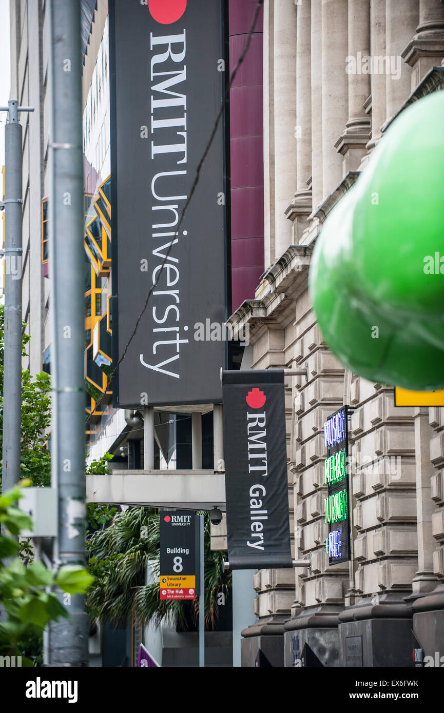 RMIT, Royal Melbourne University of Technology in Melbourne, Swanston ...