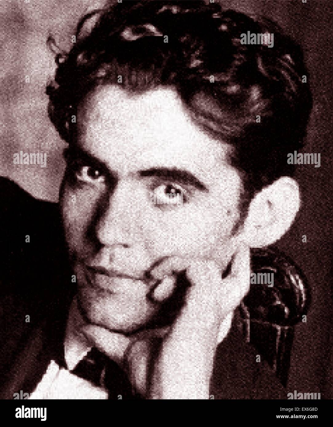 Federico Garcia Lorca (1898–1936), Spanish poet Stock Photo - Alamy