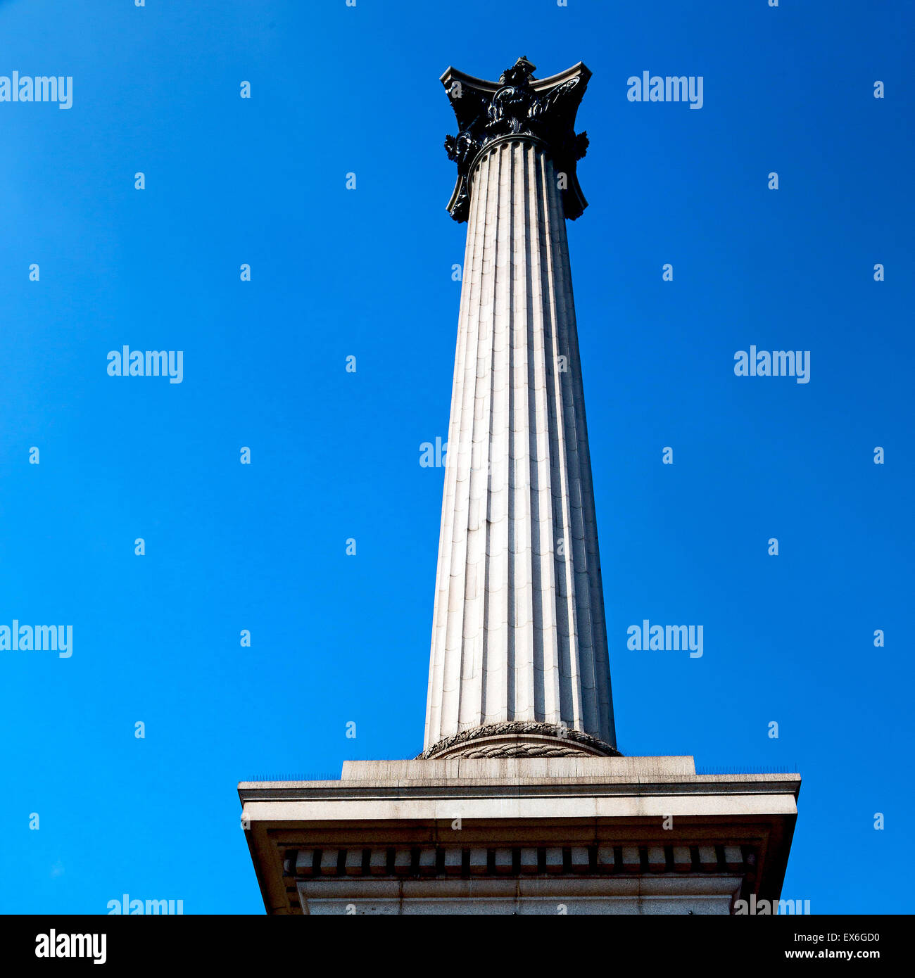 column in london england old architecture and sky Stock Photo - Alamy