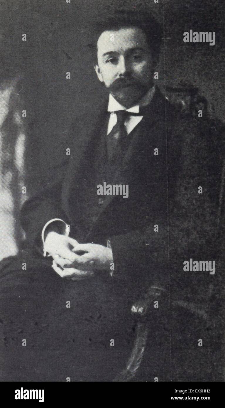 Photograph of Alexander Scriabin (1872-1915) Russian composer and ...