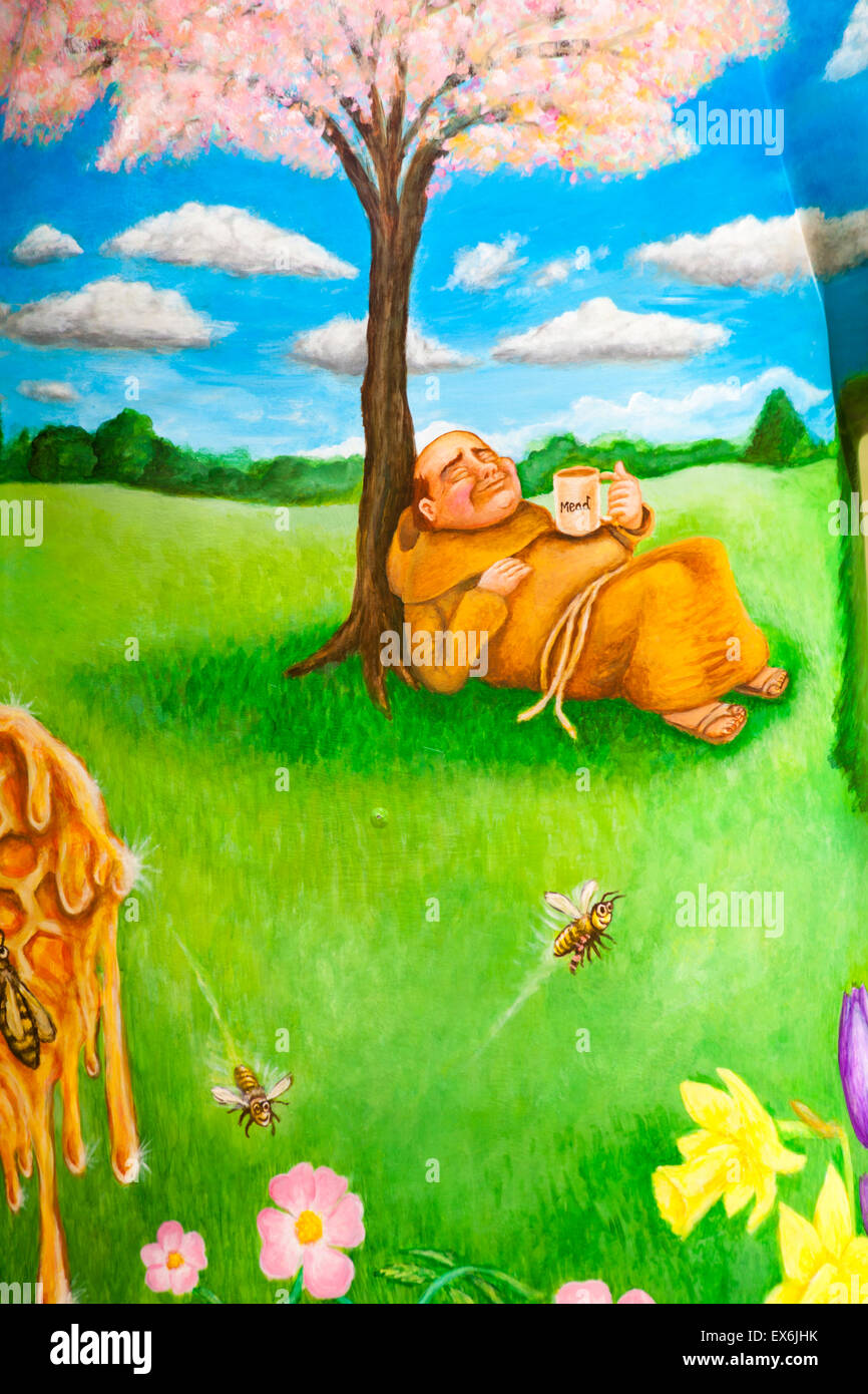 Detail of Busy Bee Baron sculpture on display, part of the Barons Trail ...