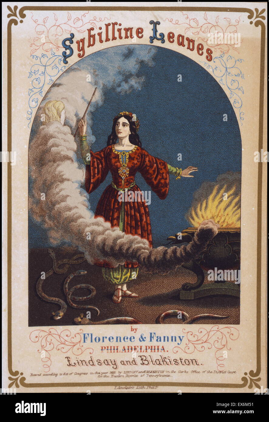 Sybilline leaves by Florence & Fanny, Philadelphia c1852. Patent ...