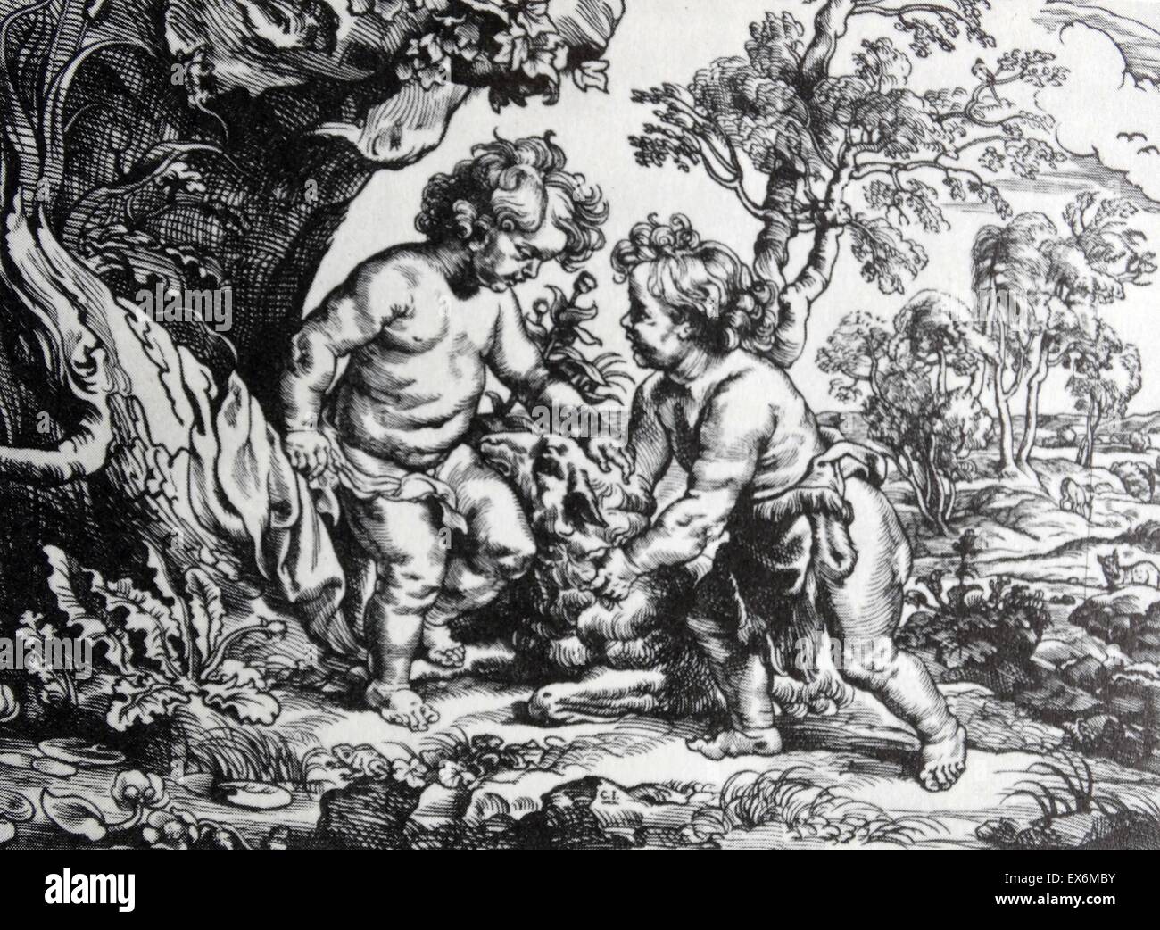 Jesus And Saint John Baptist High Resolution Stock Photography and ...