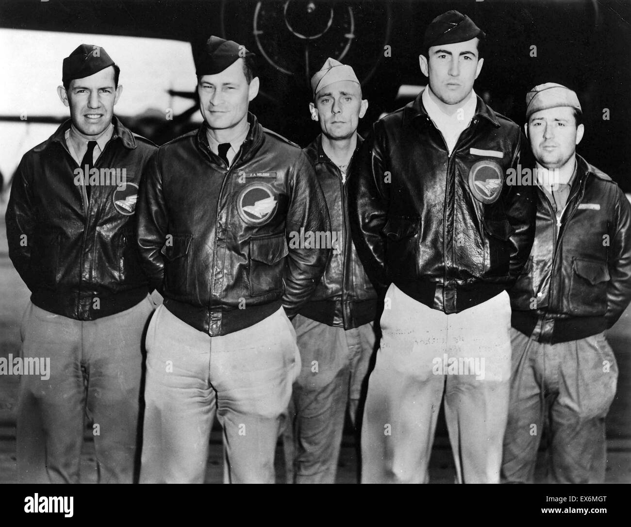 One of the Doolittle Raid B-25 bomber crews during world war two Stock ...