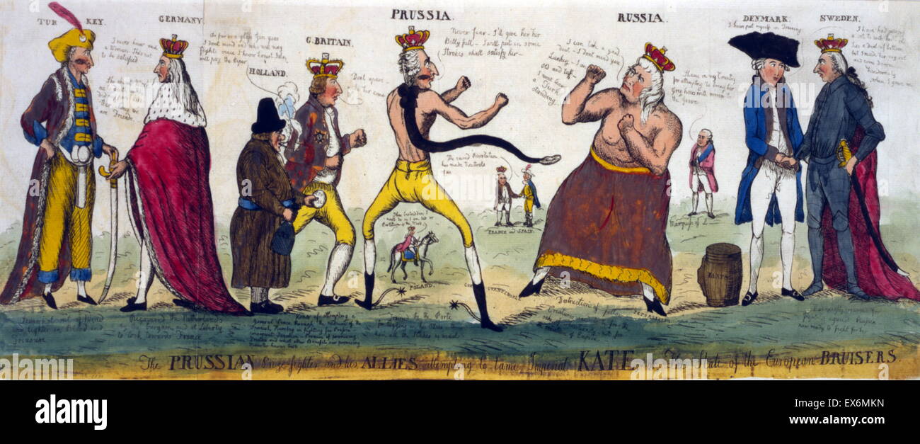 The Prussian prize-fighter and his allies attempting to tame imperial ...