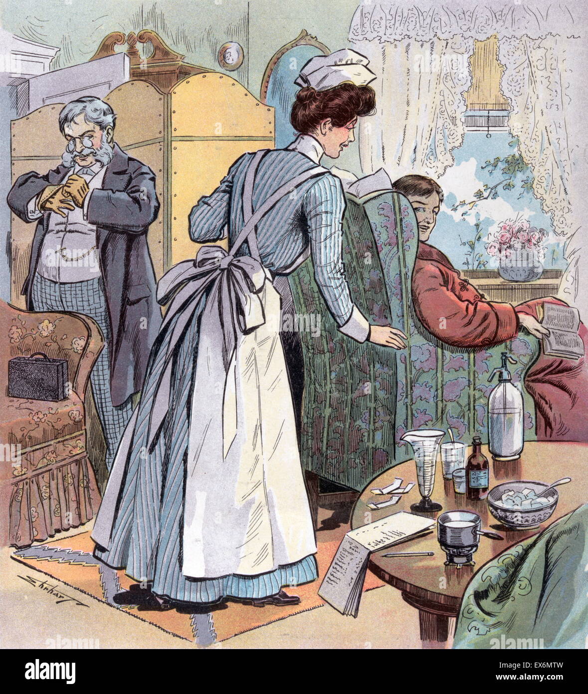 Old woman wearing a robe hi-res stock photography and images - Alamy