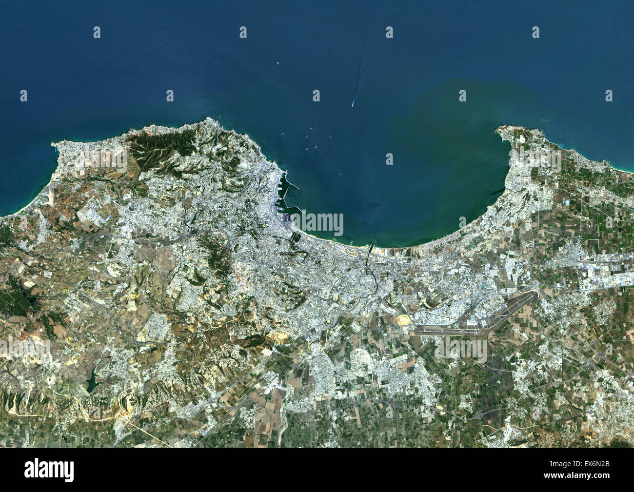 Satellite view algeria hi-res stock photography and images - Alamy