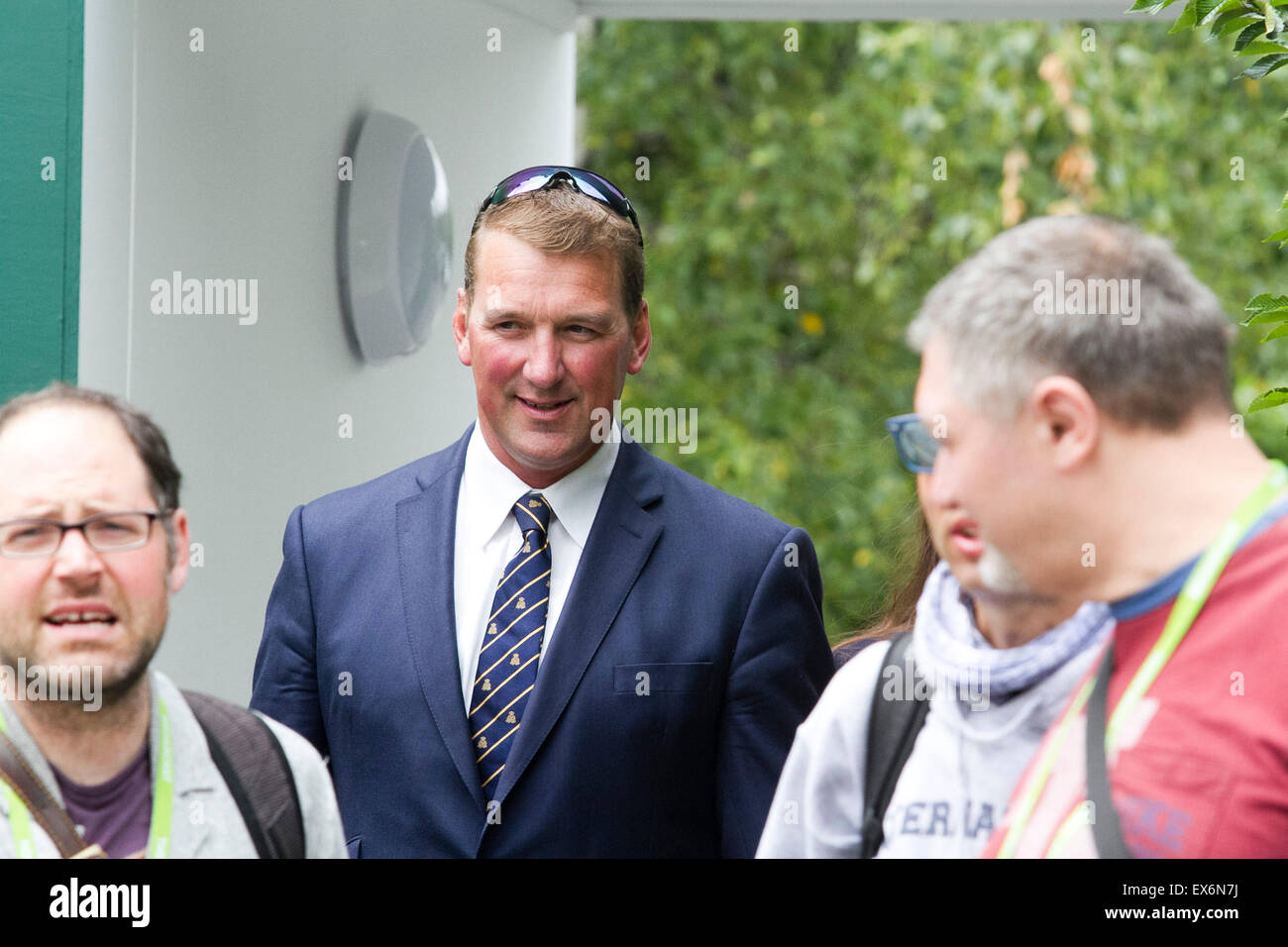 Wimbledon London,UK. 8th July 2015. British Olympic rower Matthew ...