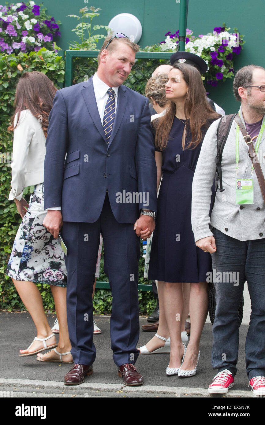 Wimbledon London,UK. 8th July 2015. British Olympic rower Matthew ...
