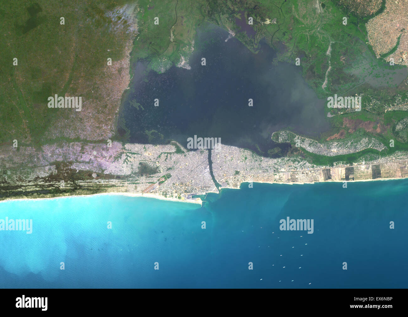Cotonou benin aerial view hi-res stock photography and images - Alamy