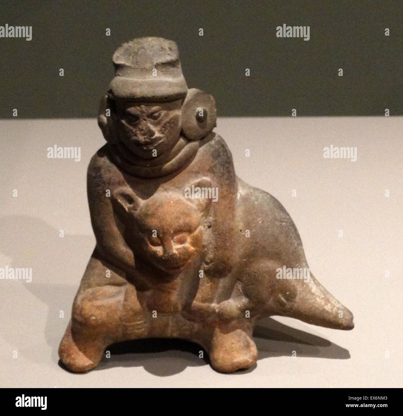 Figure-whistle from Mexico. These figures represent a human who is ...