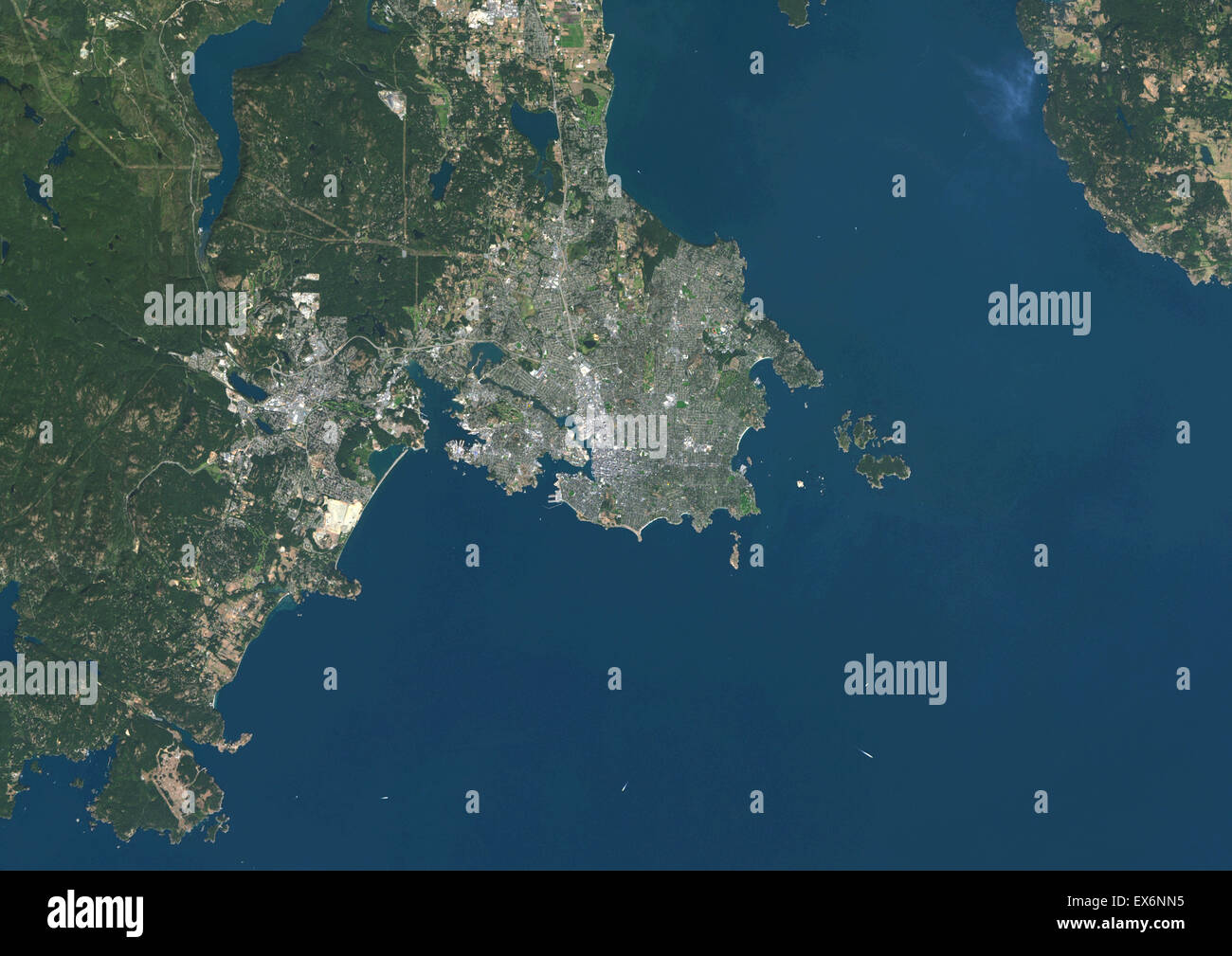 Satellite view victoria hi-res stock photography and images - Alamy