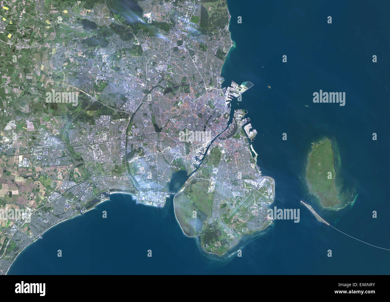 Copenhagen Satellite Map