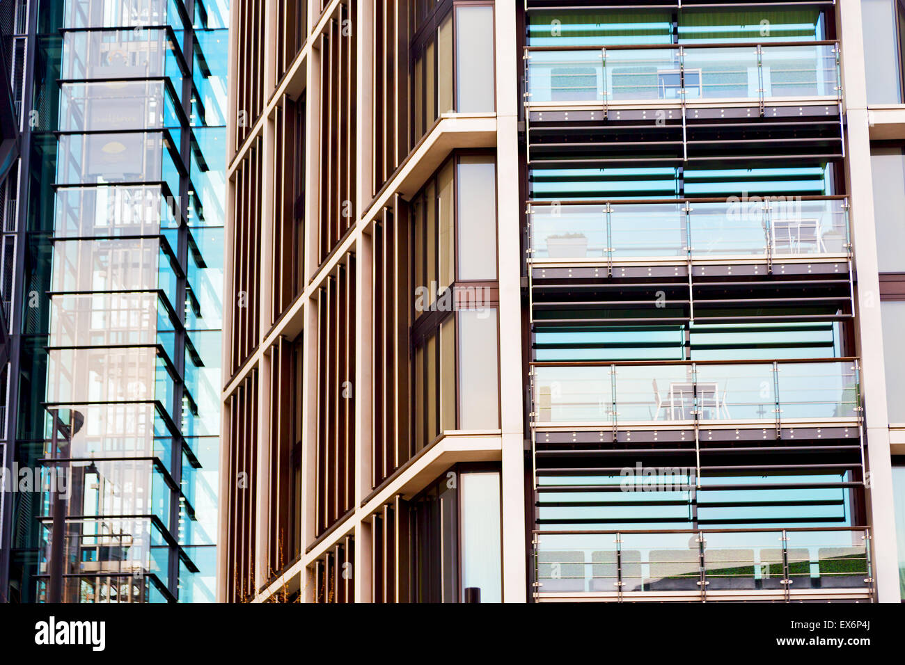 windows in the city of london home and office skyscraper building Stock ...