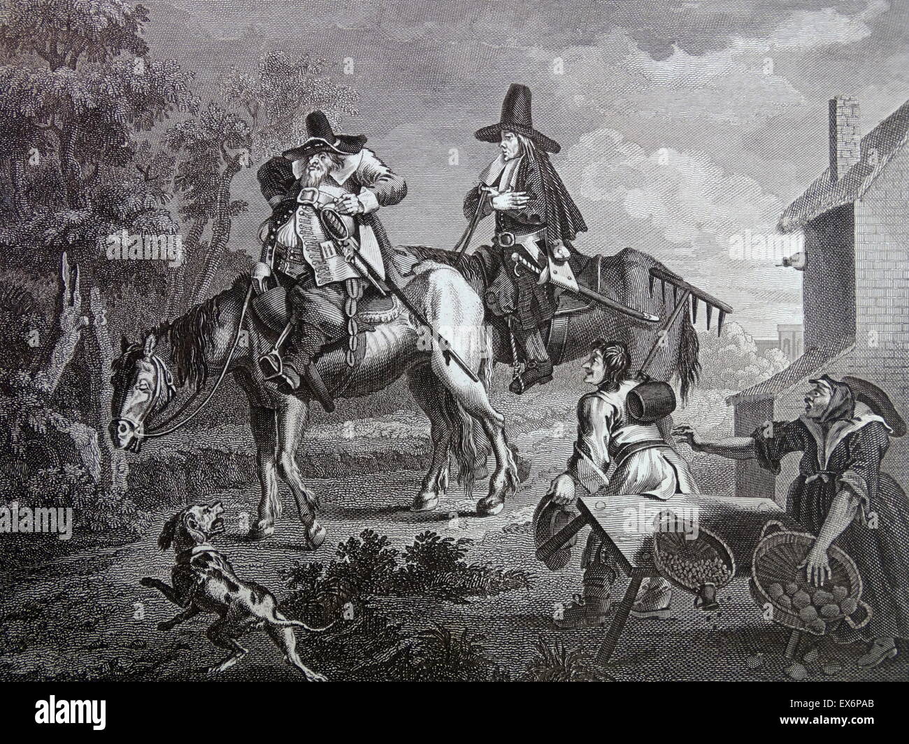 Engraving by British artist & engraver, William Hogarth 1697–1764 ...