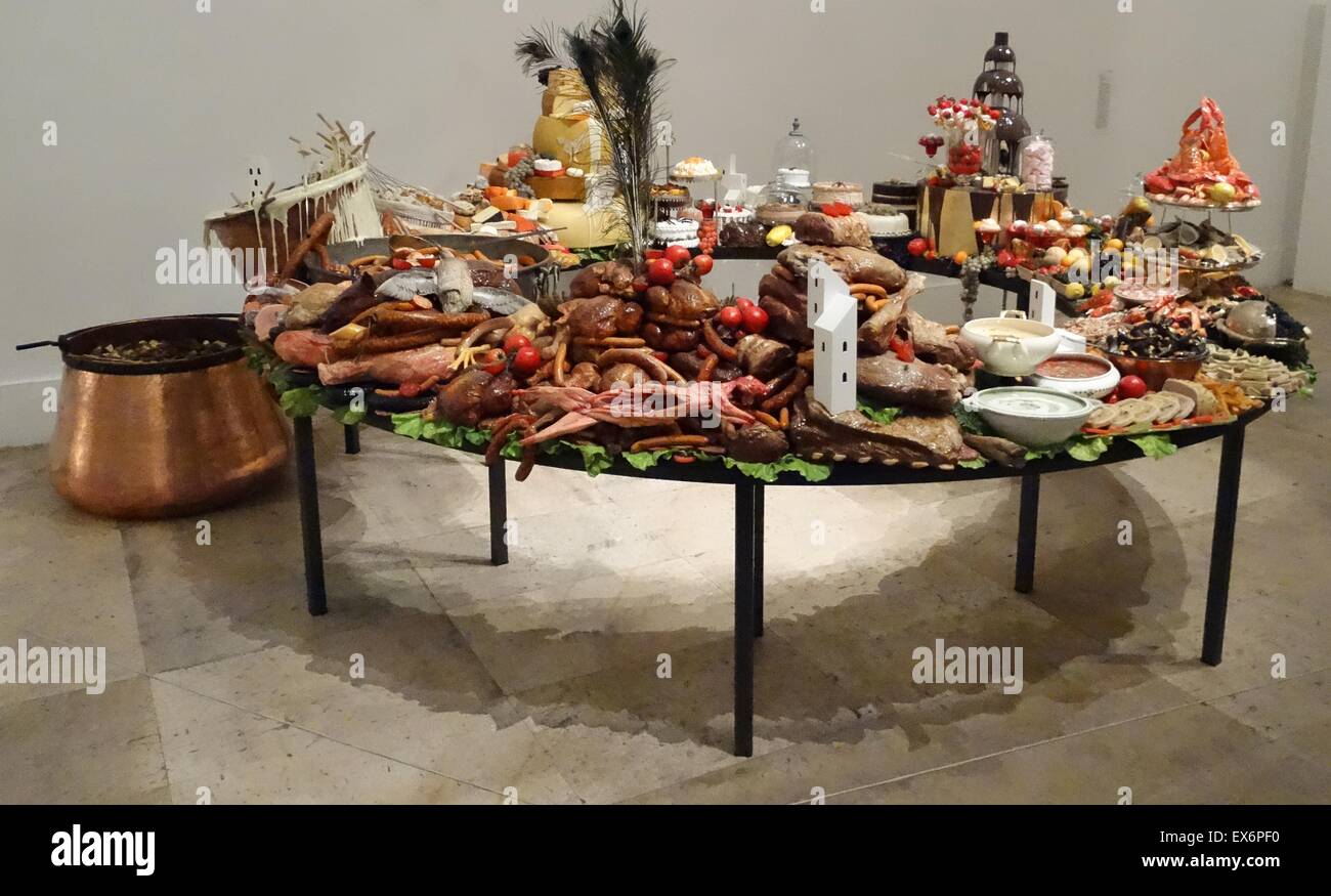 Sculpture titled 'Le Festin III' by Gilles Barbier (1965-) Ni-Vanuatu ...