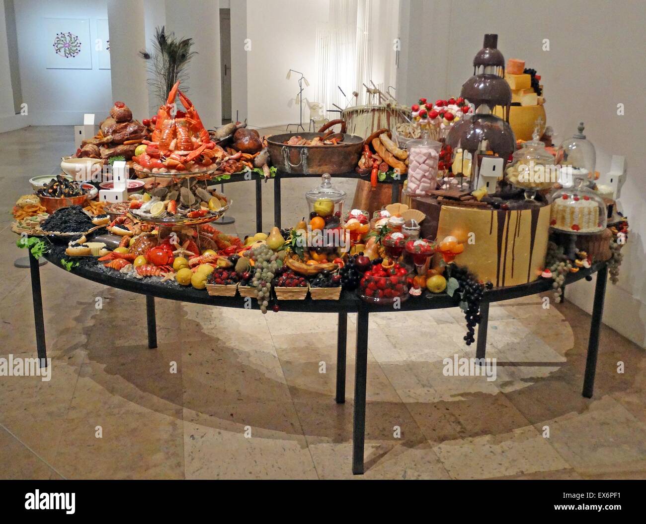 Sculpture titled 'Le Festin III' by Gilles Barbier (1965-) Ni-Vanuatu ...