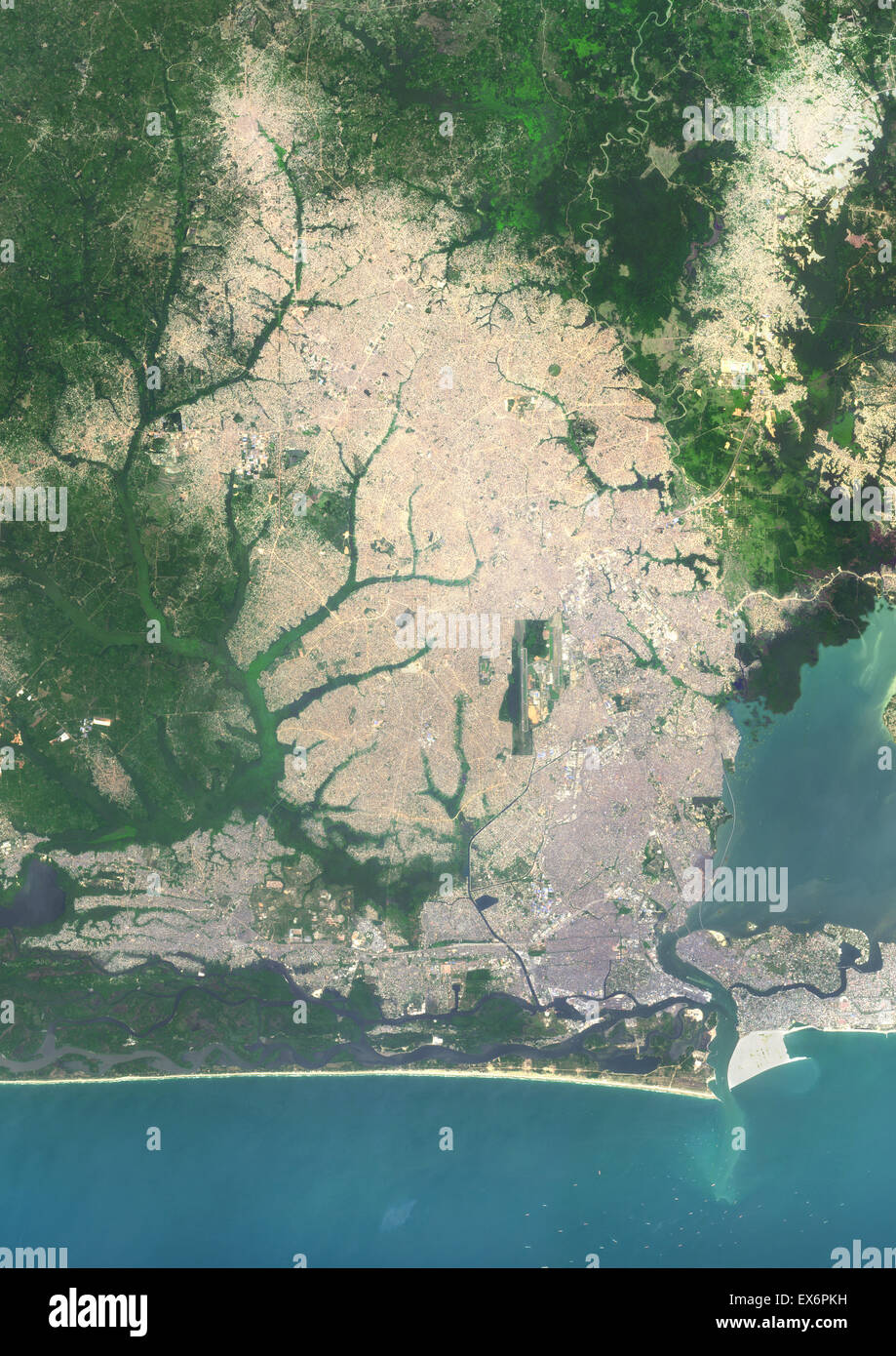 Nigeria satellite image hi-res stock photography and images - Alamy