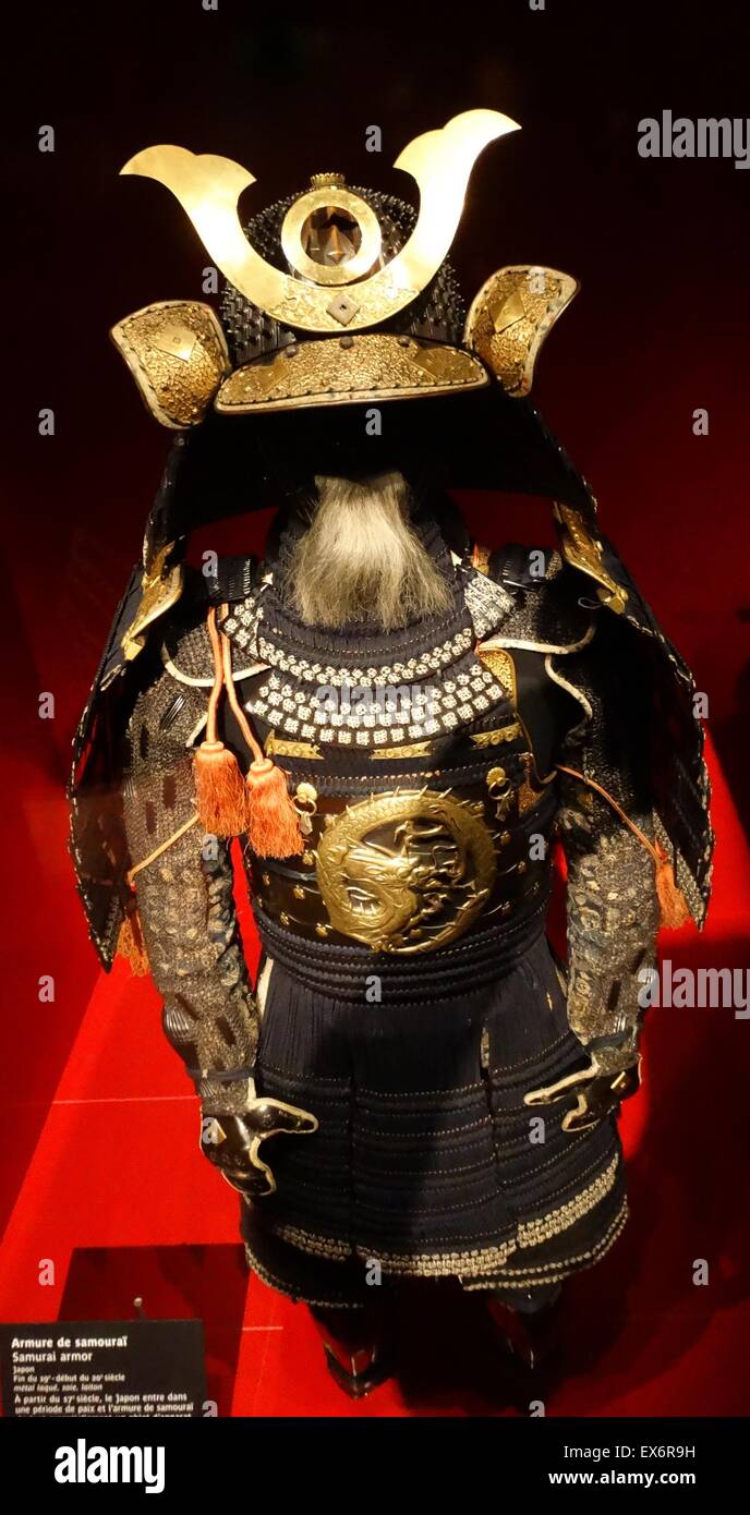 Japanese Samurai Armour made from lacquered wood. Dated 19th Century ...