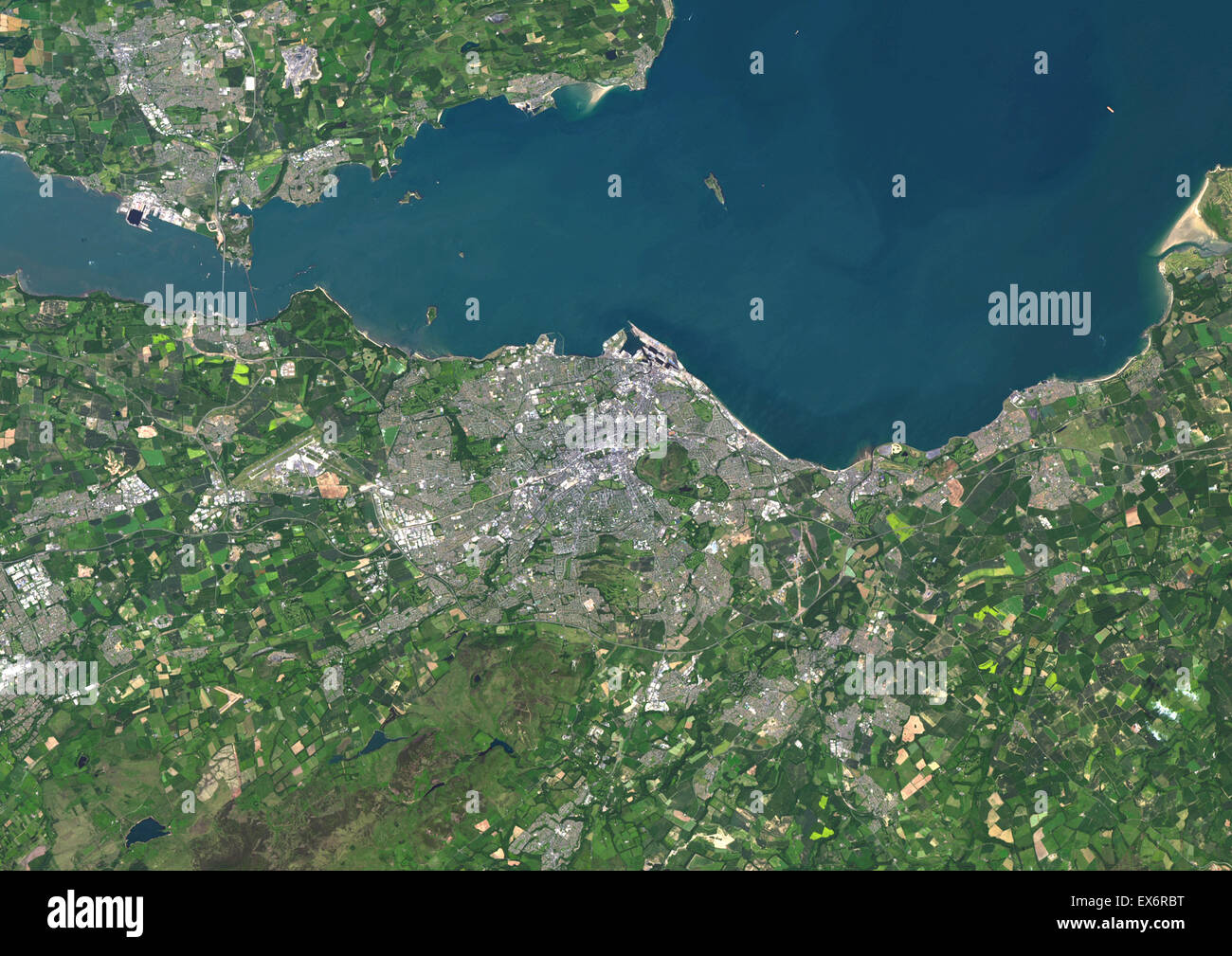 Satellite view scotland hi-res stock photography and images - Alamy