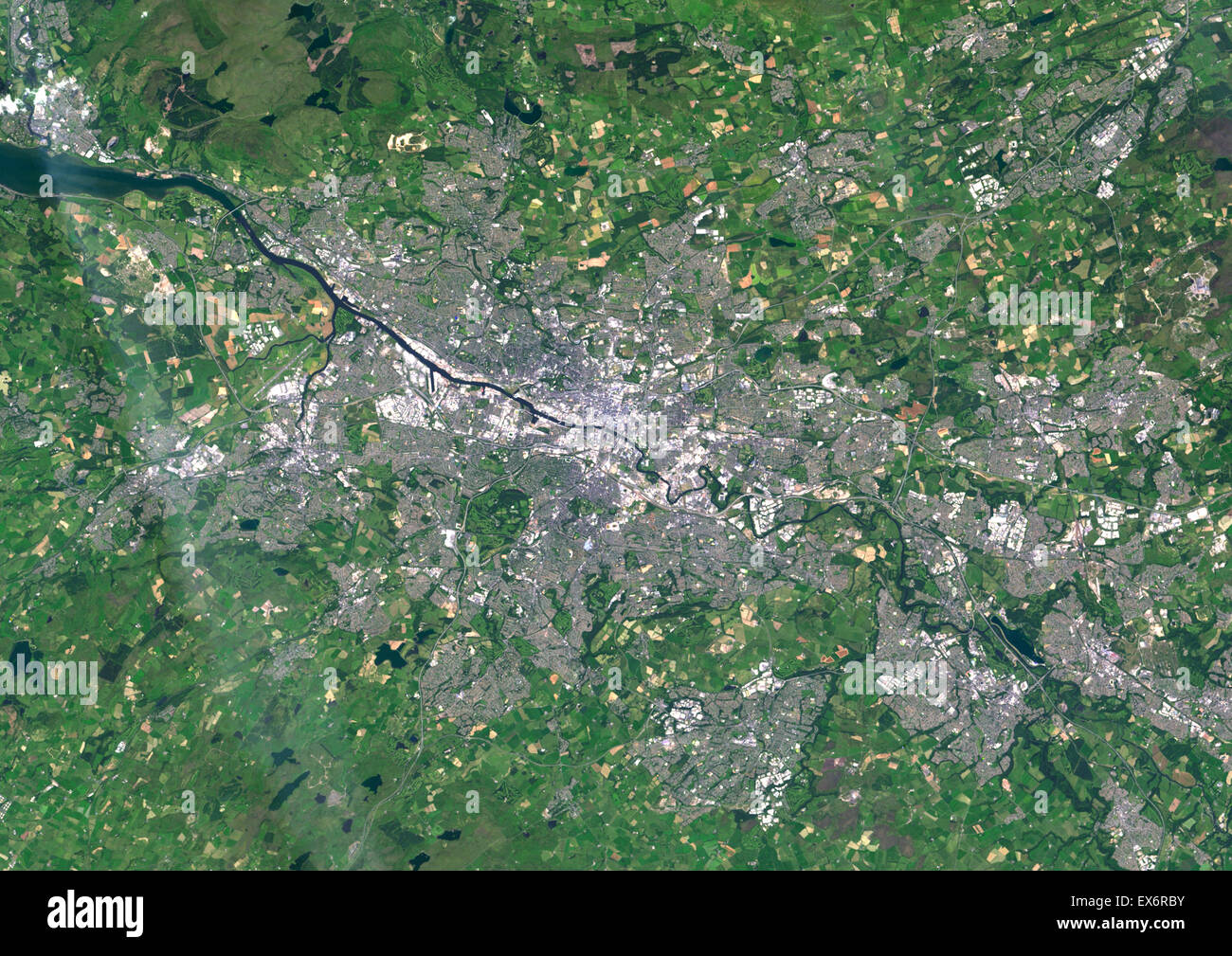 Scotland satellite hi-res stock photography and images - Alamy